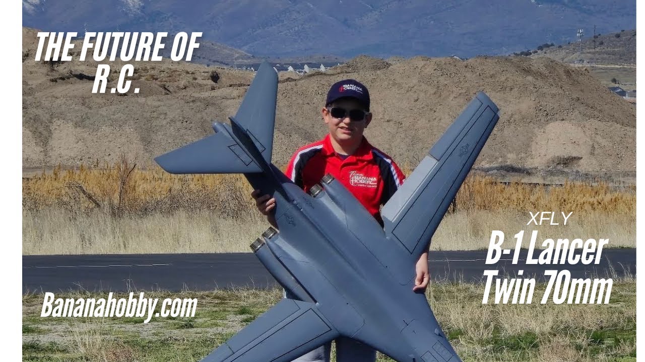 XFLY B-1 LANCER TWIN 70MM! THE FUTURE OF R.C. SHOWING YOU HOW IT'S DONE ...