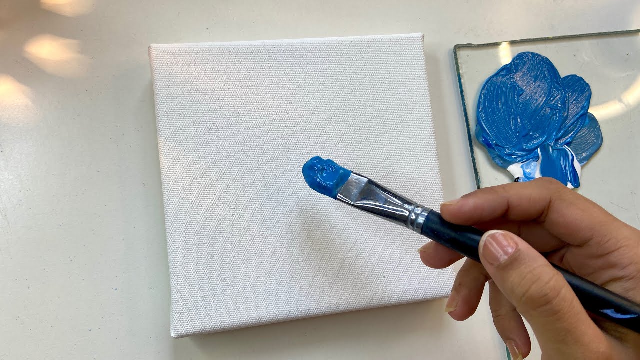 Easy Moon painting for beginners/ acrylic painting tutorial for ...