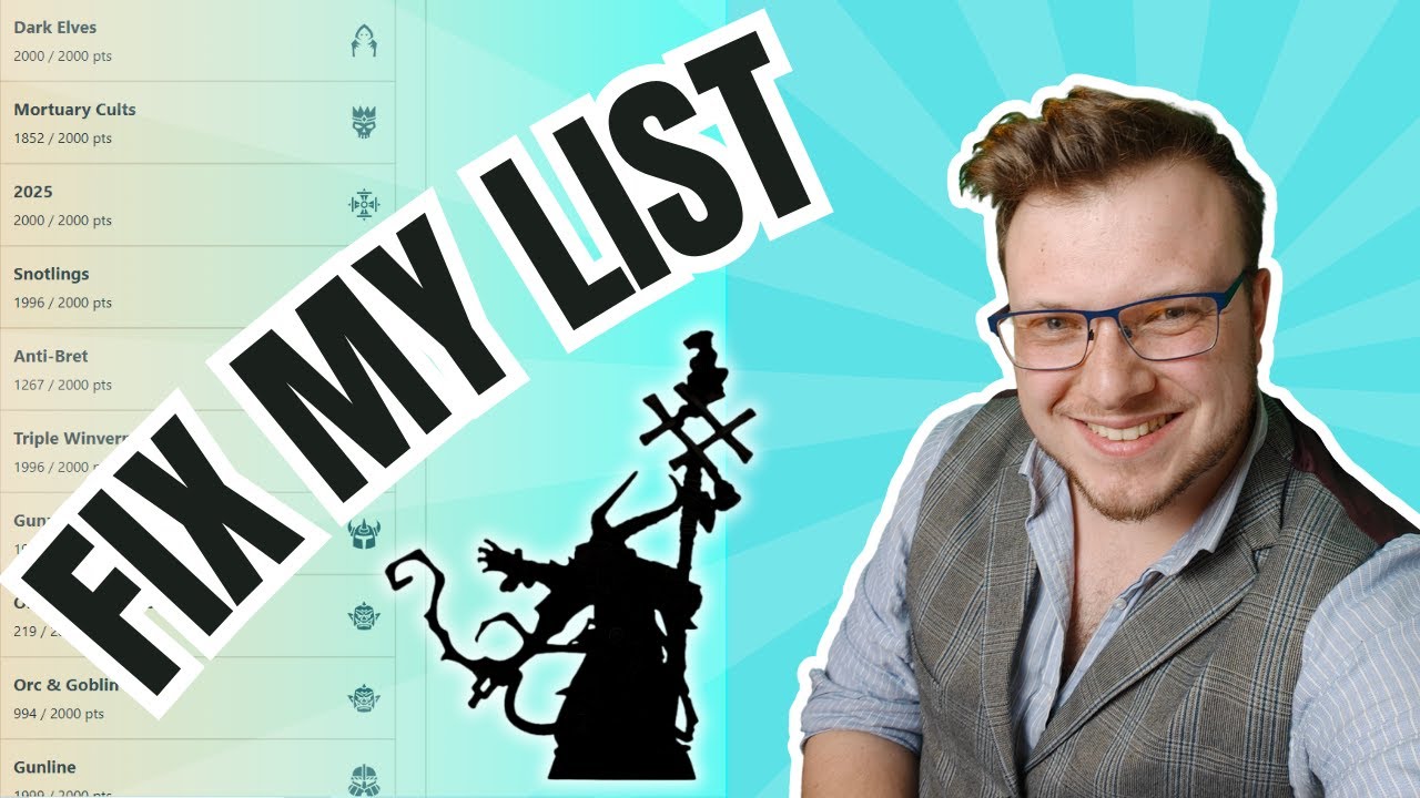 FIX MY LIST! Episode 2: 5th ranked player in the world fixes YOUR lists ...