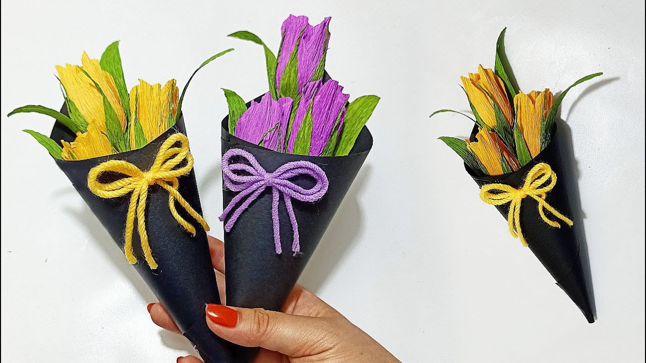 How To Make Miniature Paper Flower Bouquet Paper Flower Rabbitdiy YouTube how-to-make-miniature-paper-flower-bouquet-paper-flower-rabbitdiy-youtube