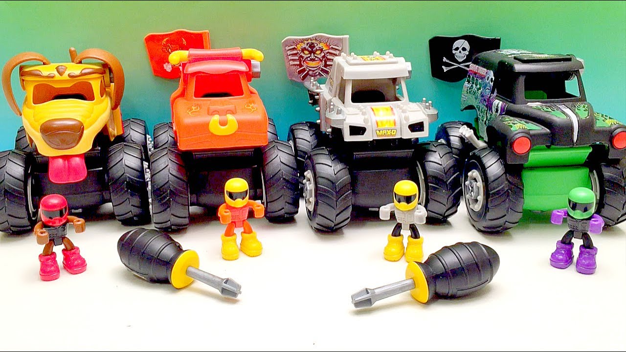 MONSTER JAM | EL TORO LOCO | GRAVE DIGGER | MACHINE MAKER | MONSTER ...