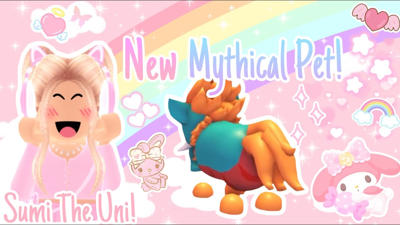 New *MYTHICAL PET* coming to Adopt Me! 🥳💓🧸🌈(Roblox) - YouTube
