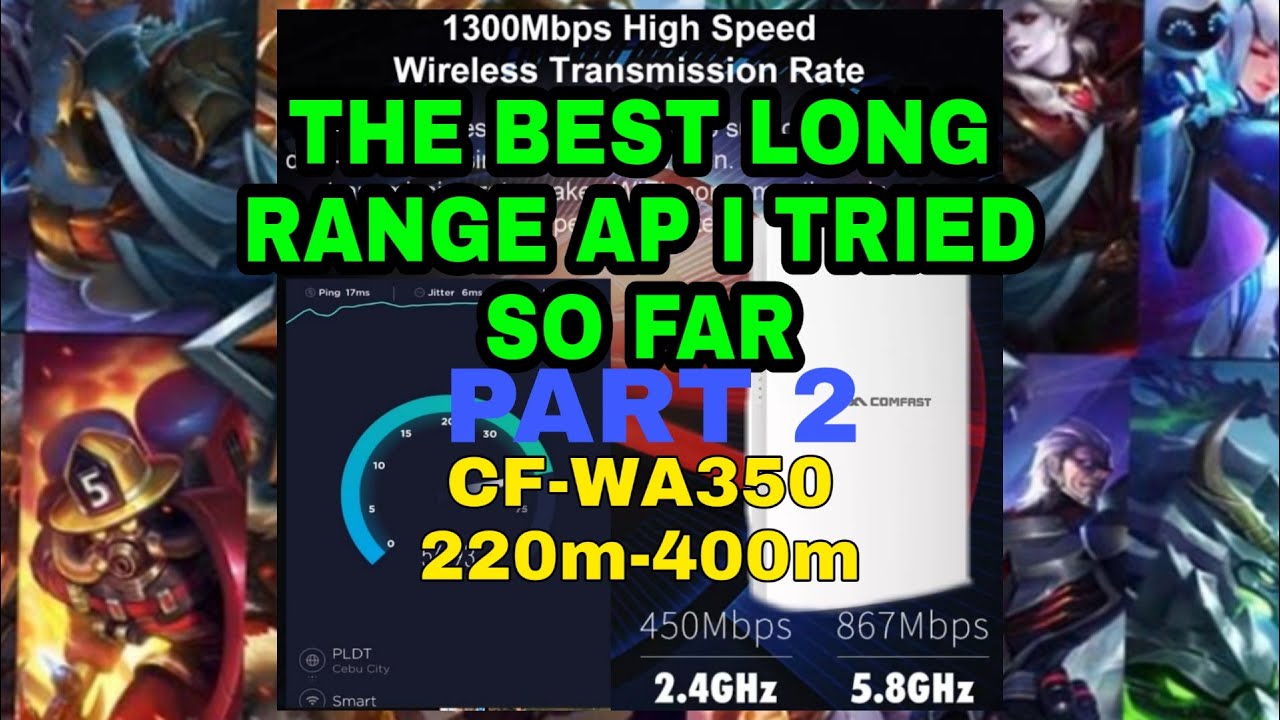 Best WIFI EXTENDER, wifi Access point, router/ Mobile Legends ping ...