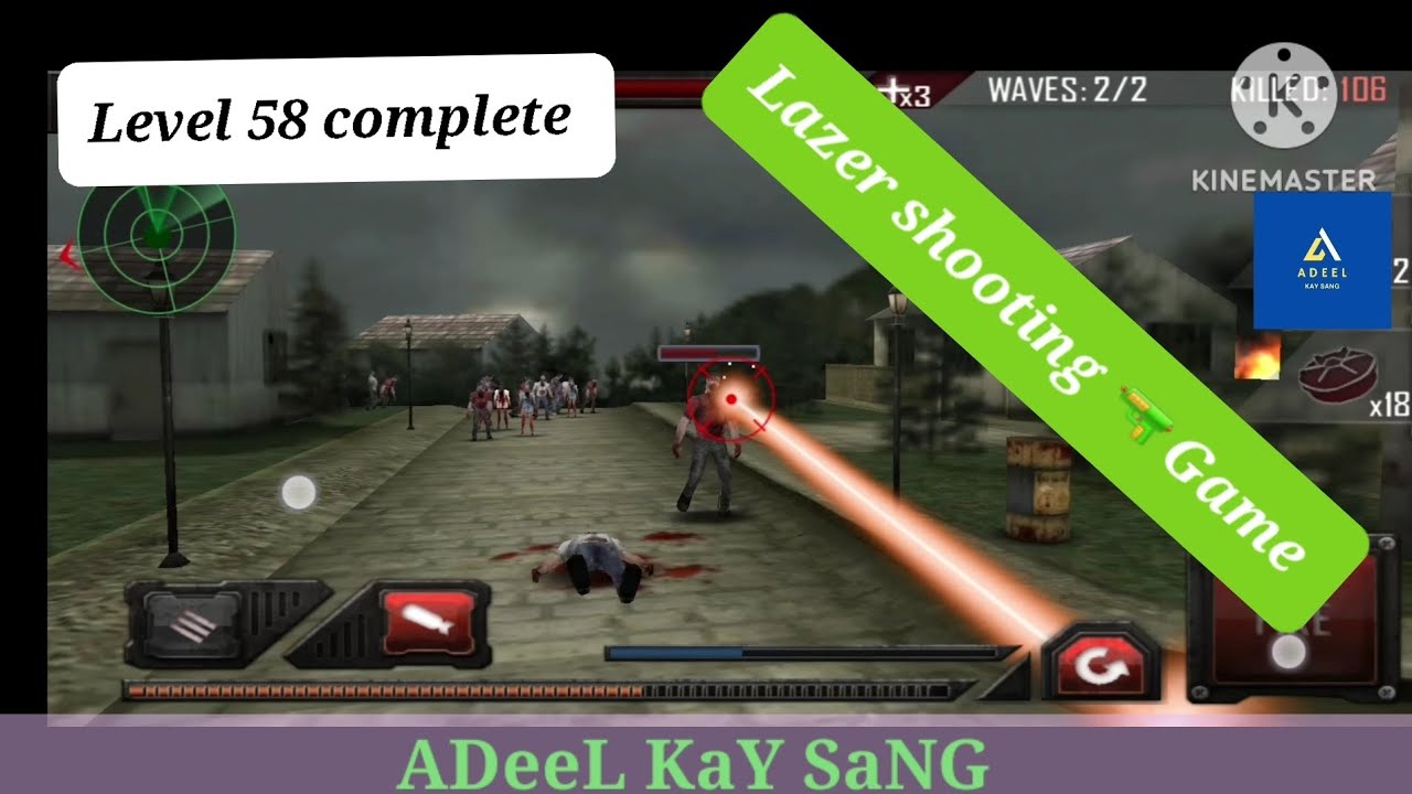 Best shooting 🔫 Game 🎮 | Level 58 complete | zombie 🧟‍♂️ roadkill 3D ...