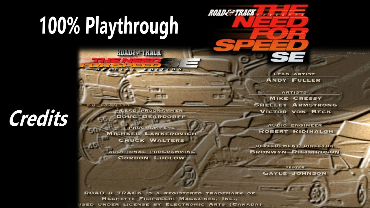 R&T Presents: The Need for Speed SE - Credits - YouTube
