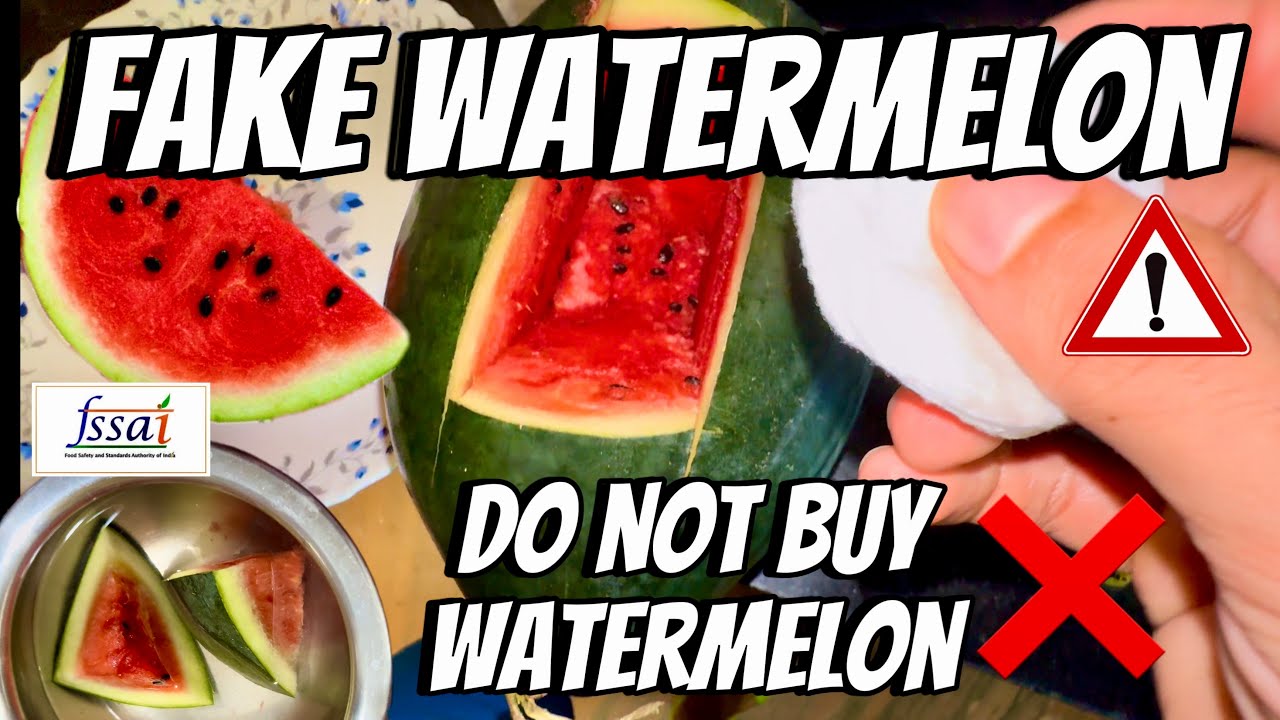 Fake vs Real Watermelon 🍉 Injected Watermelon 💉 FSSAI 🍉 Namish Richa ...