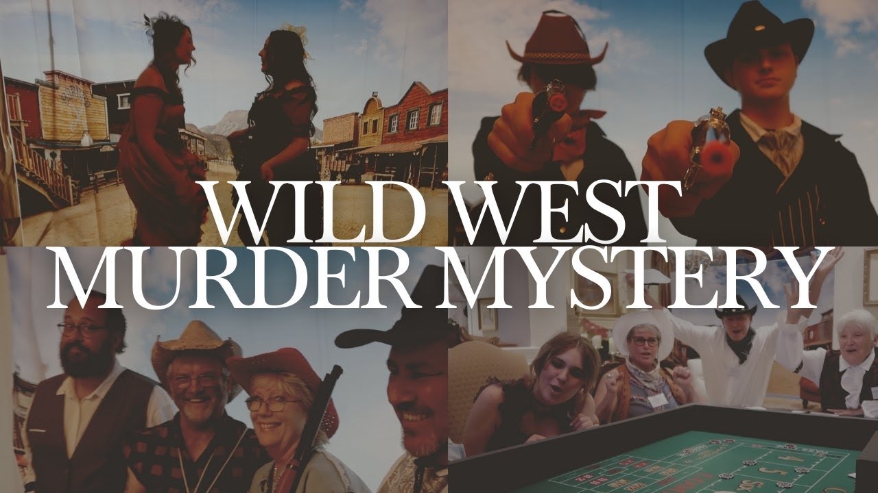 Wild West Cowboy Murder Mystery | Birthday Party Idea | Family Vlog ...