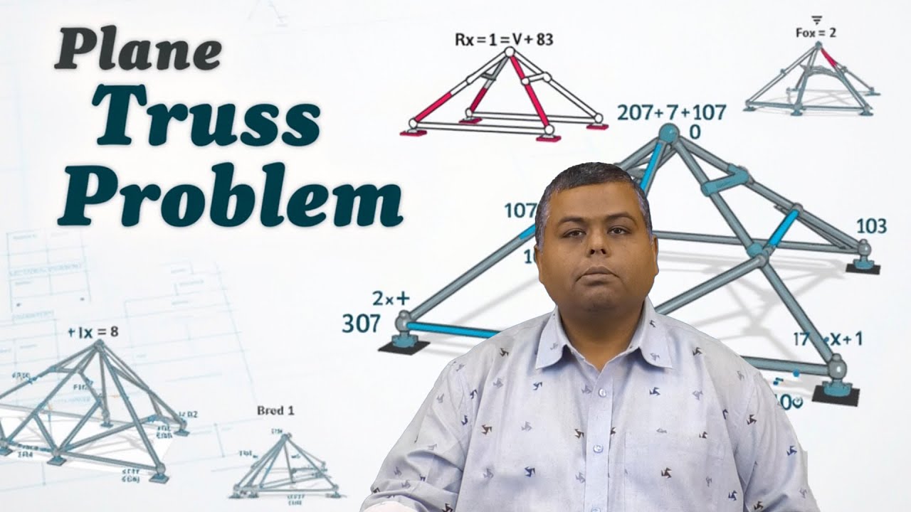 Plane Truss Problem by Dr. C Labesh Kumar - YouTube