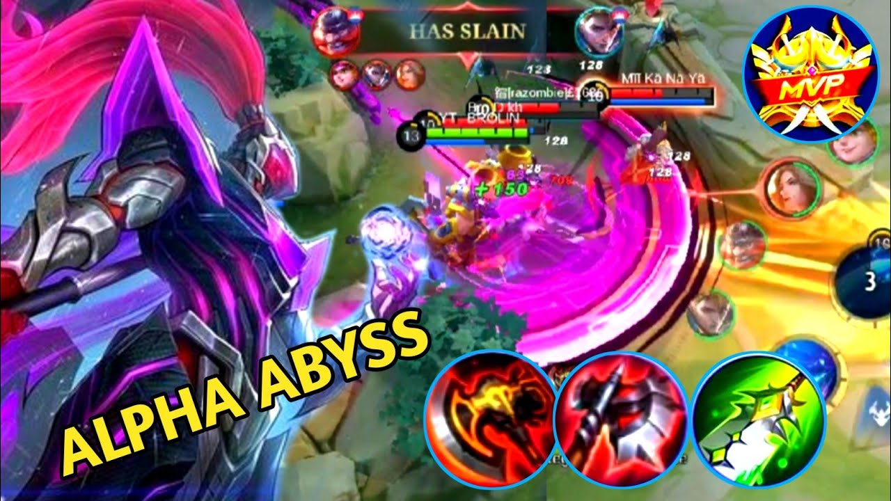 ALPHA ABYSS SKIN " GENERAL VOID " HACKER BUILD / BUILD TOP 1 GLOBAL ...