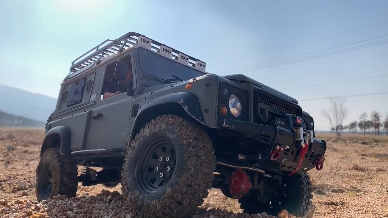 RC Car : Defender D90 KAHN Offroad Driving #16 - YouTube