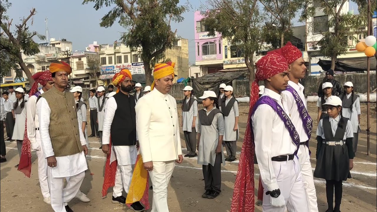 74th republic day program salumber !! सलूम्बर उपखण्ड स्तरीय गणतंत्र ...