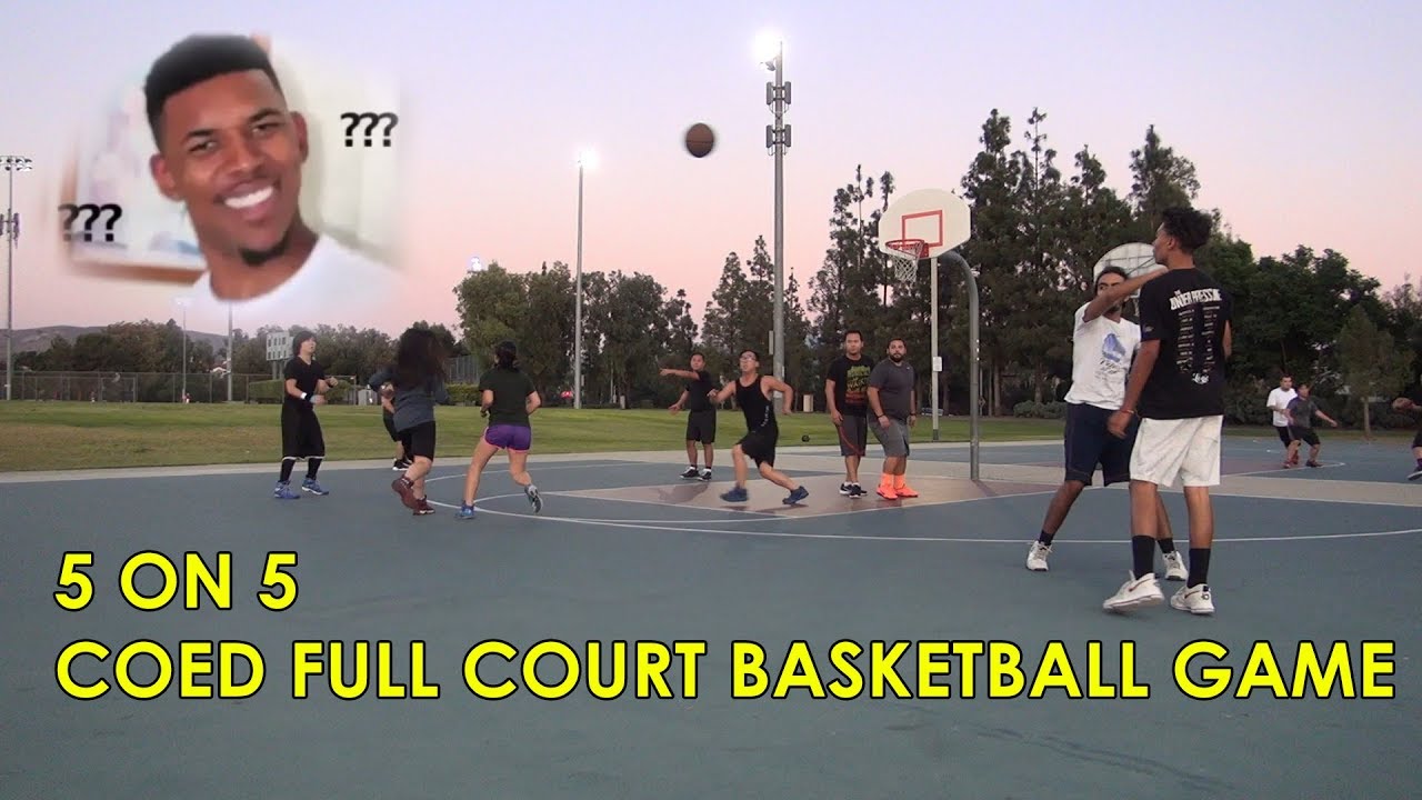 5 vs 5 Basketball Full Court COED Match - 2 HD CAM - Game 3 - YouTube