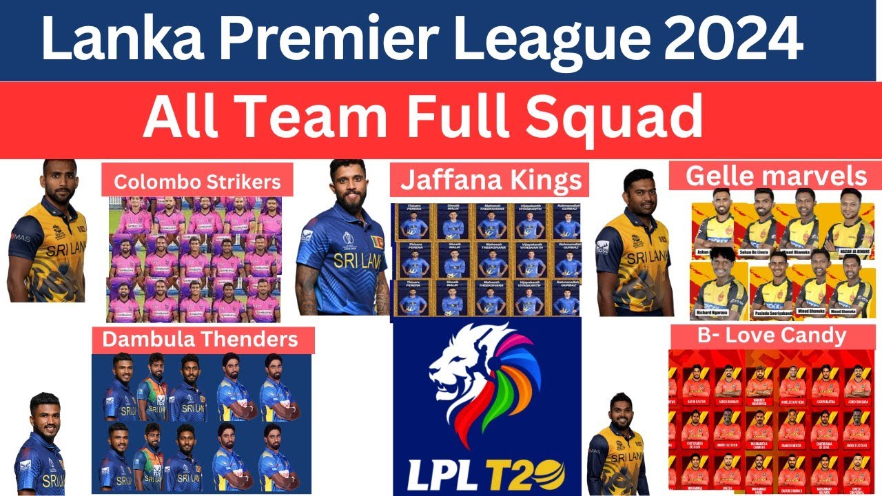 All Team Squad Lanka Premier League 2024 | All Team Full Squad LPL 2024 ...