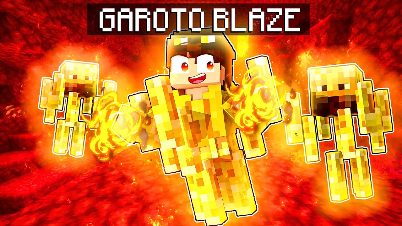 JOGANDO como um GAROTO BLAZE no Minecraft! - YouTube