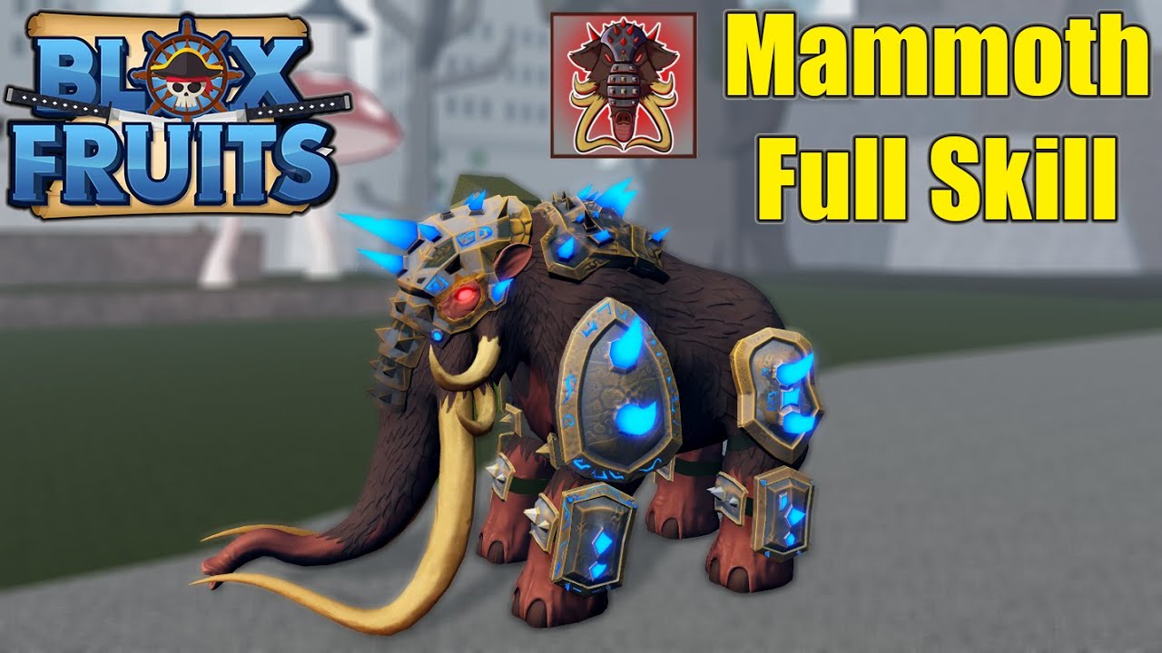 Blox Fruits - Show Full Chiêu Thức Mammoth | Roblox - YouTube
