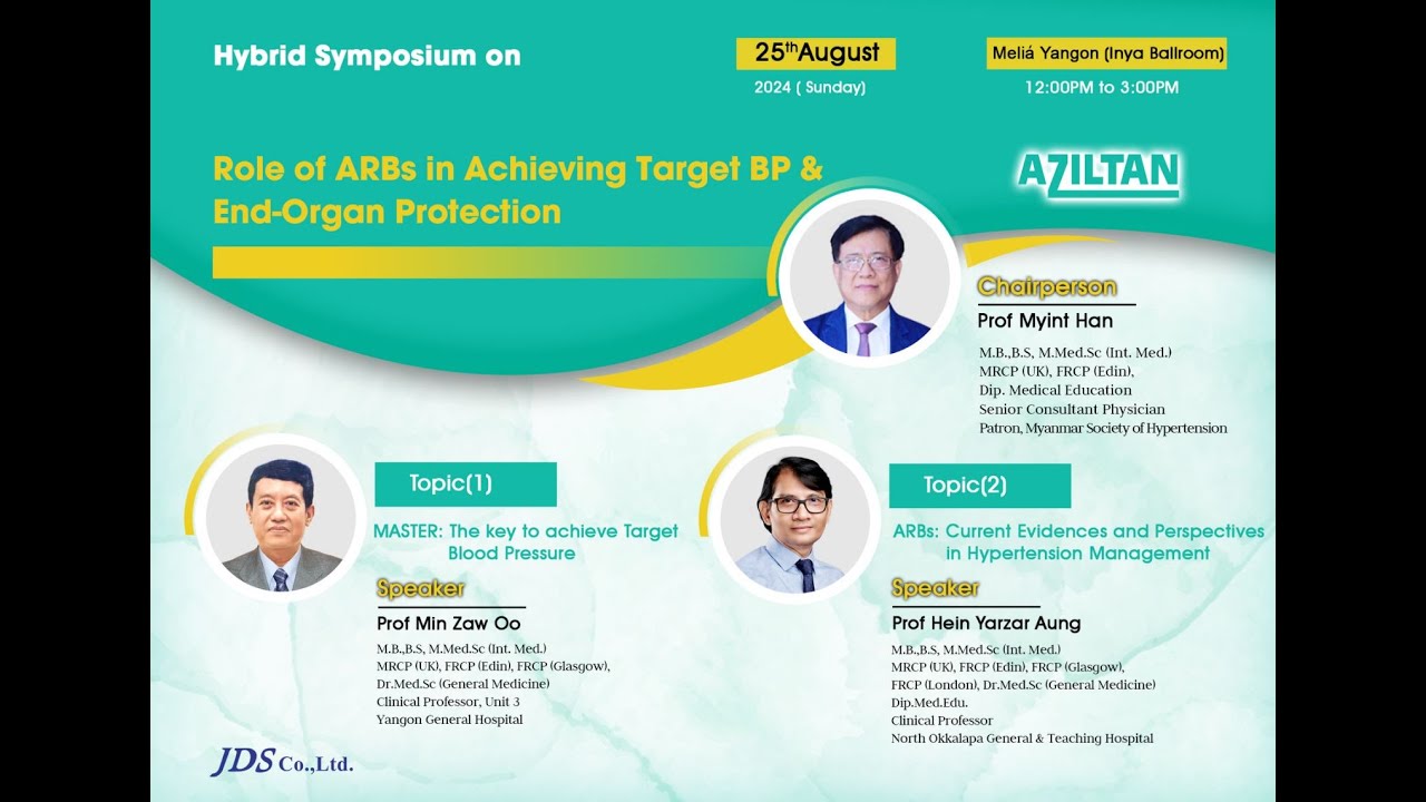 Role of ARBs in Achieving Target BP & End-Organ Protection - YouTube