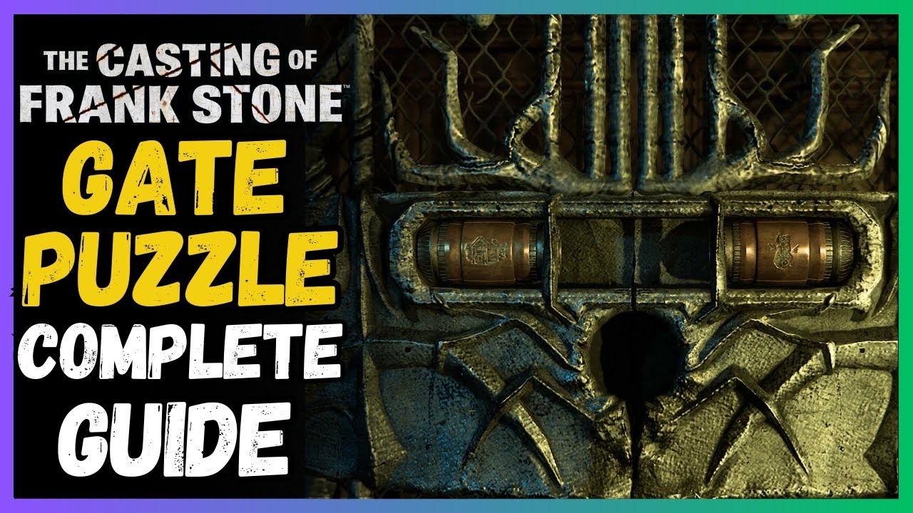 How to solve Gate Puzzle in The Casting of Frank Stone - YouTube