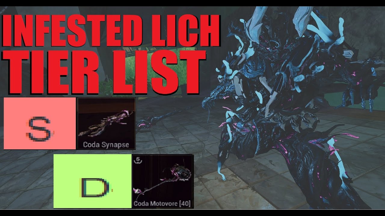 [WARFRAME] THE ULTIMATE "INFESTED LICH" WEAPONS FULL TIER LIST ...