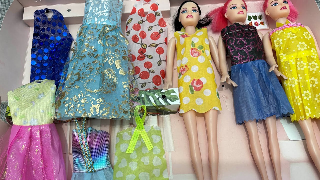 4:19 unboxing mainan barbie,satisfying barbie,hunting ,mainan anak ...