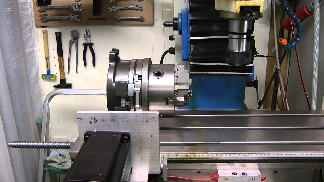 HBM DM45A CNC motorized rotary table (1080p HD) - YouTube