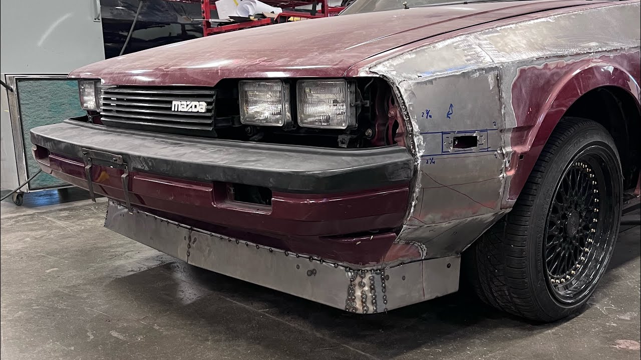 Custom air dam - YouTube