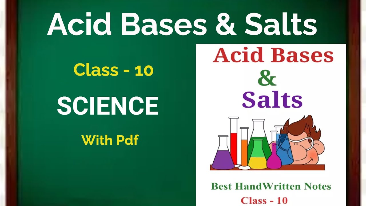 Chapter 2 Acids Bases and Salts Class 10 Notes with pdf | NCERT Notes ...