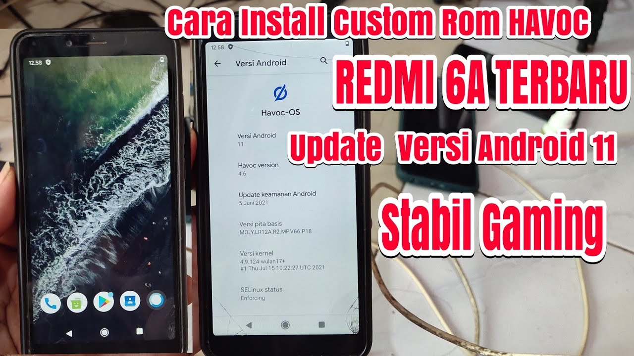 Custom Rom Havoc Redmi 6A terbaru Android 11 - YouTube