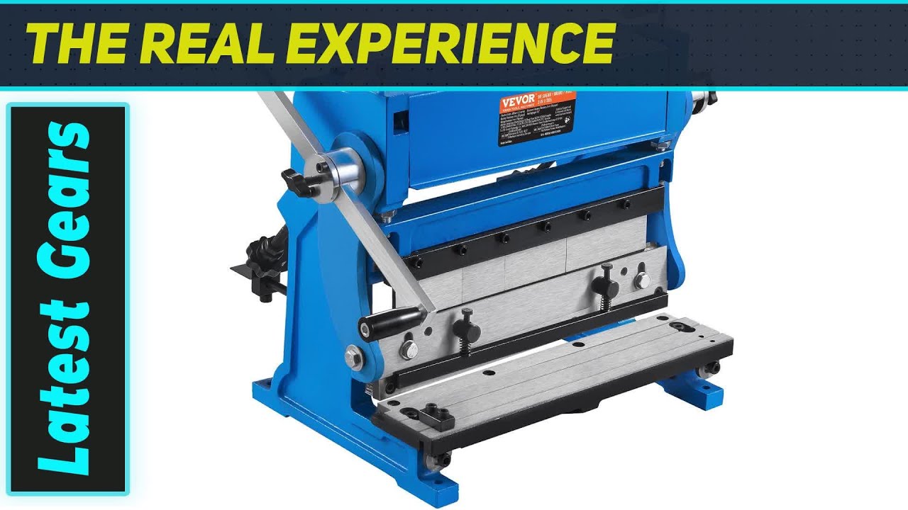 VEVOR Sheet Metal Brake: The Ultimate 3-in-1 Machine - YouTube