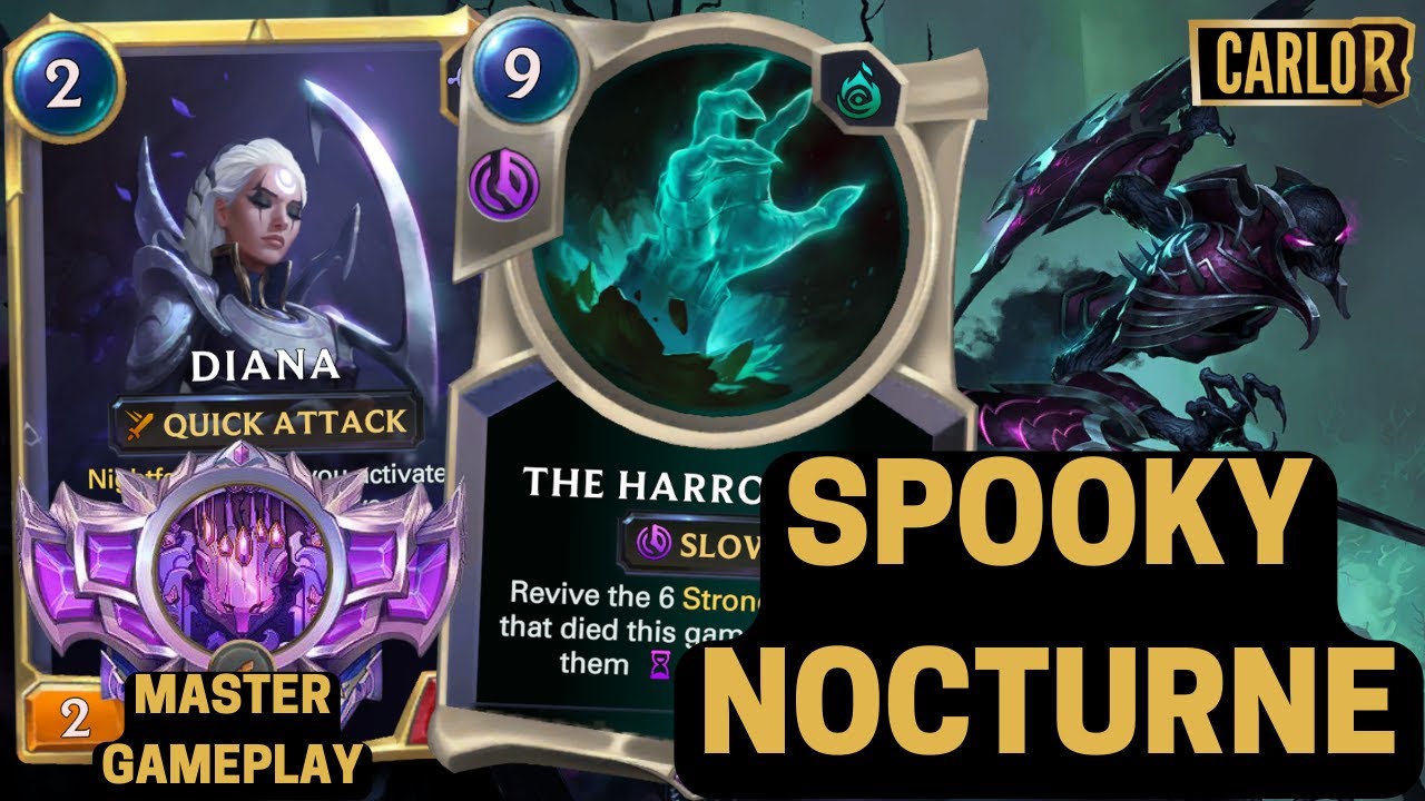 Harrowing makes Nightfall Gigabroken | Deck Guide and Master Gameplay | Legends of Runeterra ...