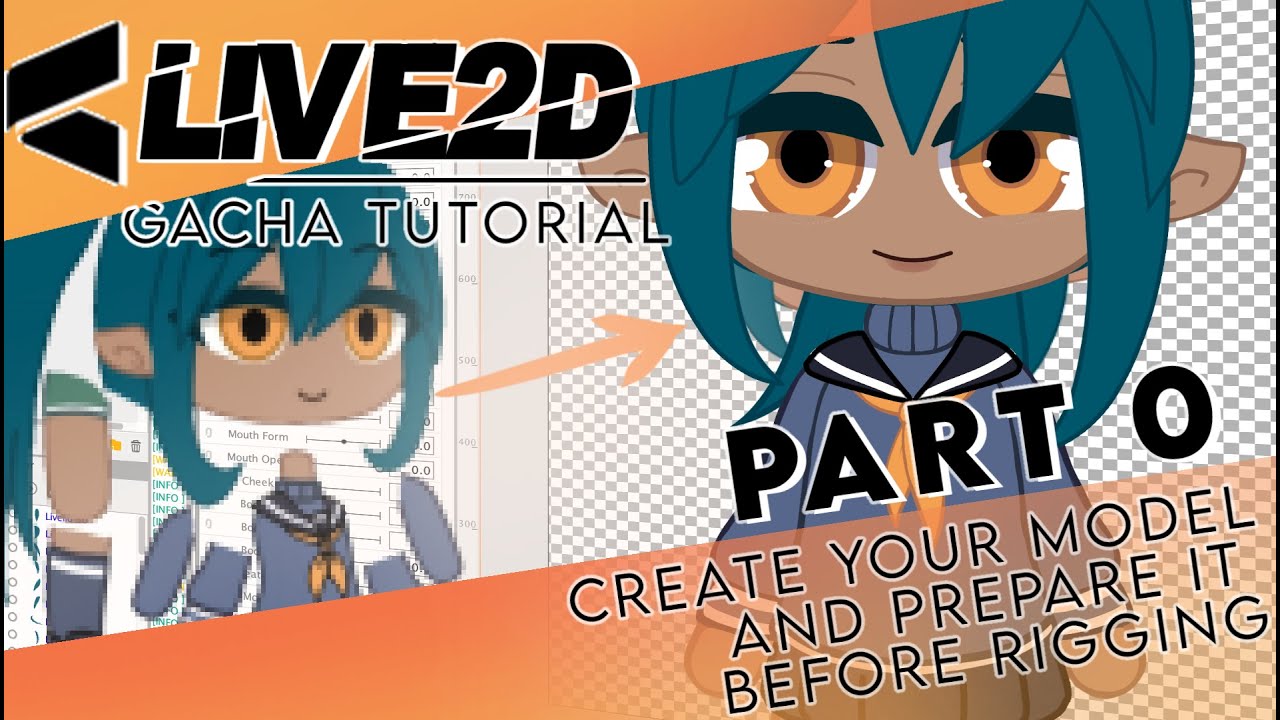 Live2D tutorials for Gacha | episode 0 | import in Live2D - YouTube