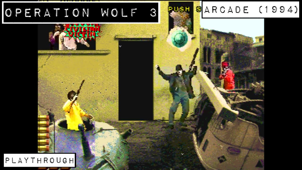 Operation Wolf 3 - Arcade Game 1994 - Playthrough - YouTube