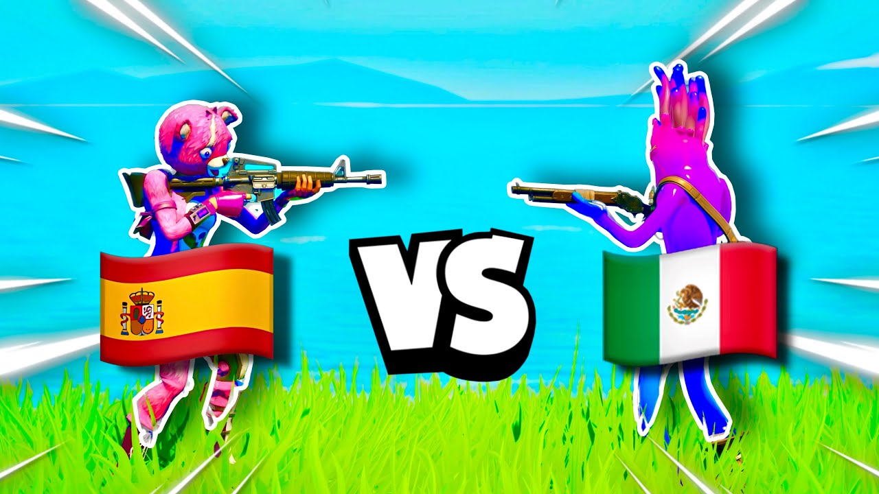 HICIMOS UNA BATALLA DE PAISES EN FORTNITE 😱 - YouTube