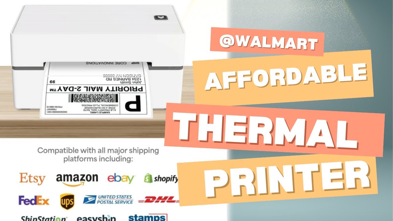 Walmart's $80 Thermal Printer! Core Innovation Review – Best Budget Printer for Small Businesses ...