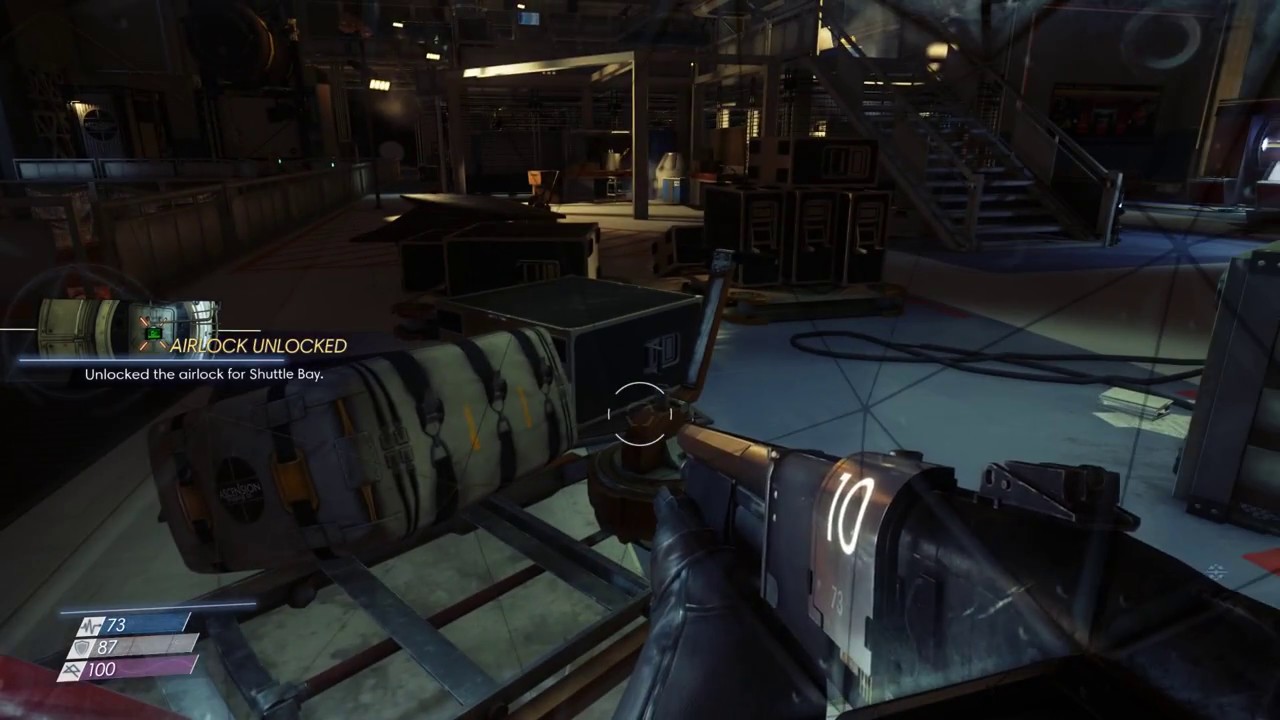 Prey first foray into the shuttle bay - YouTube