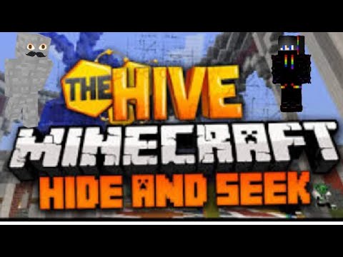 Playing Hide And Seek in Minecraft The Hive - YouTube