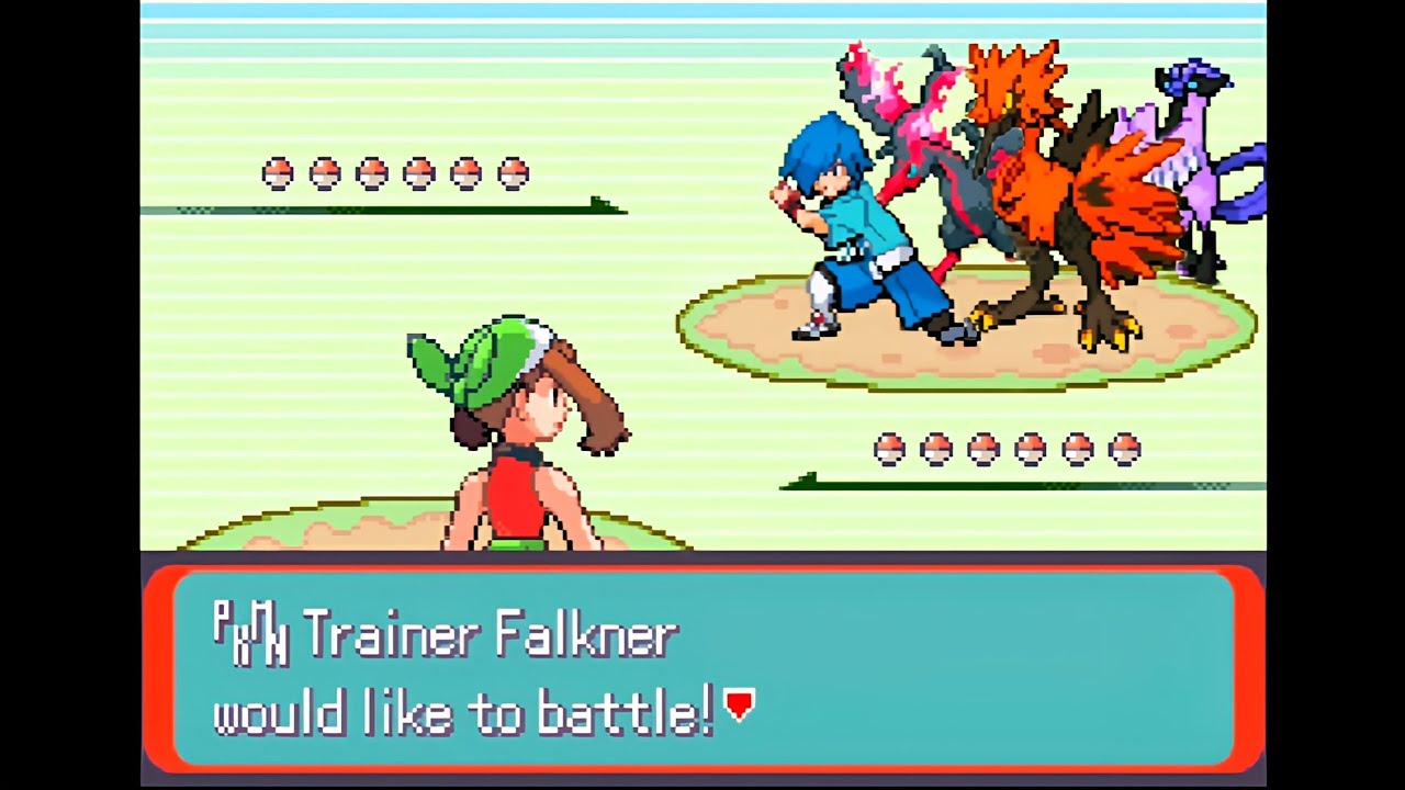 Pokemon Emerald Horizons - Johto Leader Falkner @ Route 116 ('Soaring ...