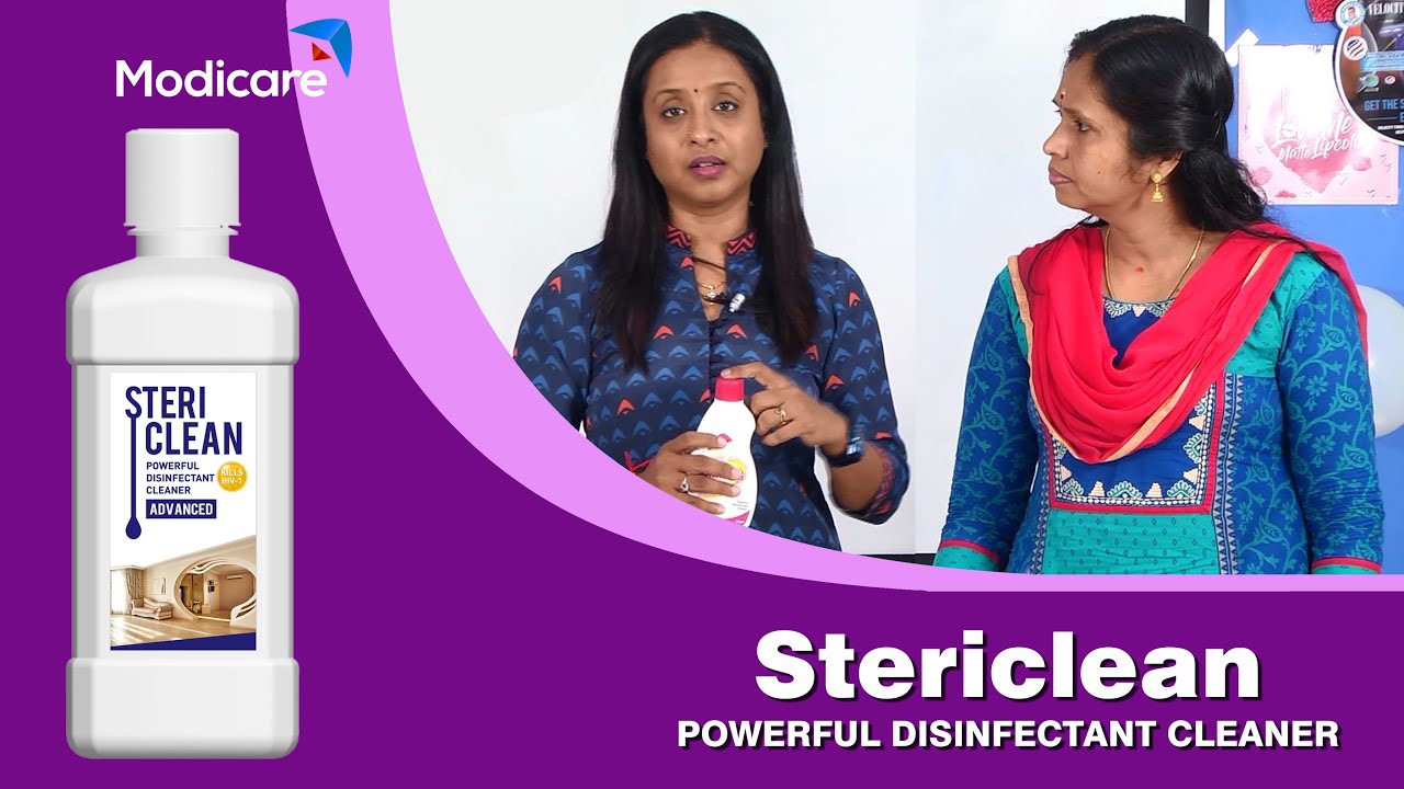 MODICARE STERI CLEAN DEMO - YouTube