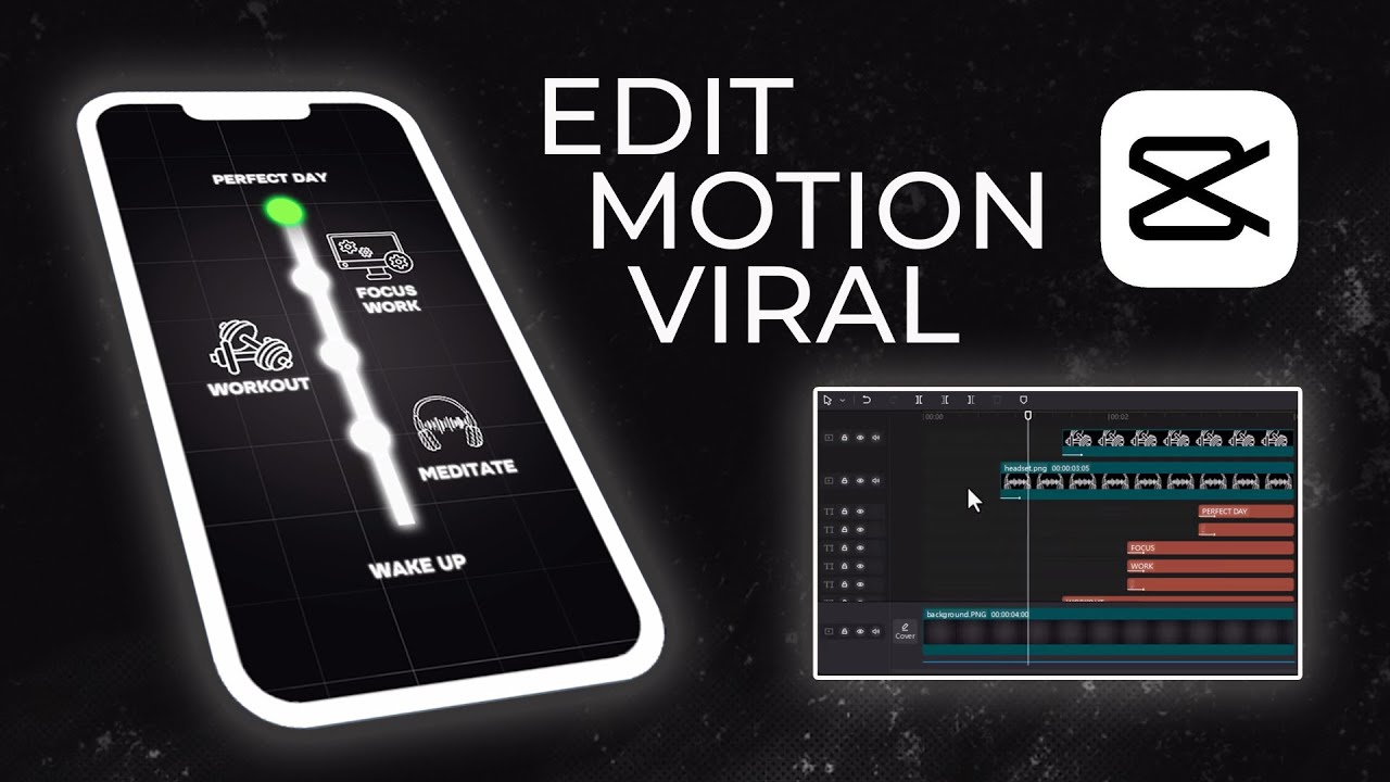 TUTORIAL EDIT MOTION GRAPHIC VIRAL DI CAPCUT PC | CAPCUT TUTORIAL - YouTube
