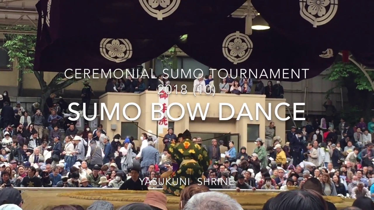 Sumo Bow Dance / Ceremonial Sumo tournament at Yasukuni Shrine 2018 (10 ...