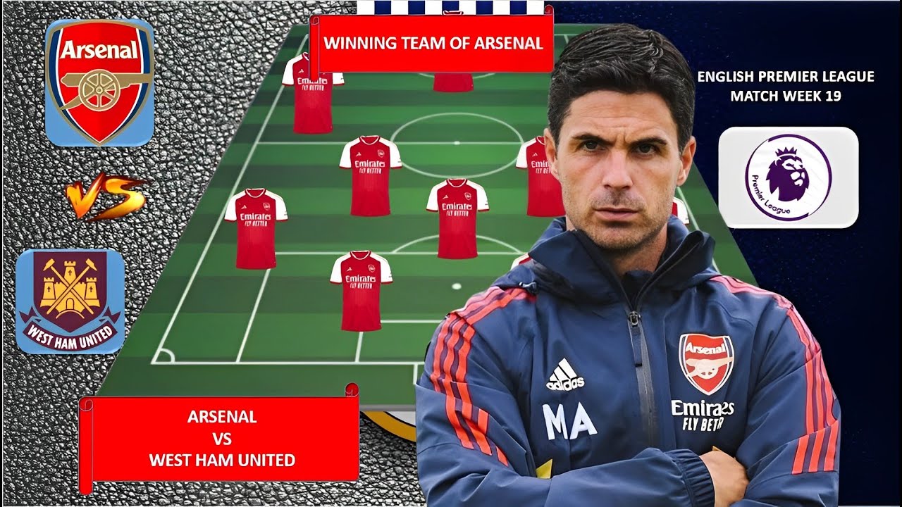 GO GUNNERS ! 🔥 WINNING TEAM ~ ARSENAL vs WEST HAM UNITED ~ ARSENAL ...