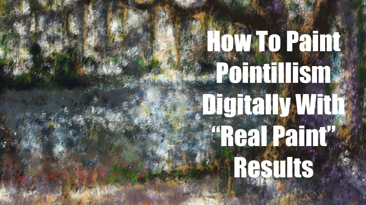 Digital Pointillism on Procreate - YouTube