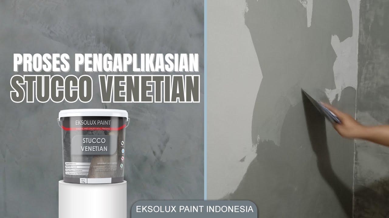 Proses Pengaplikasian Cat Dekoratif Stucco Venetian | Venetian Painting ...