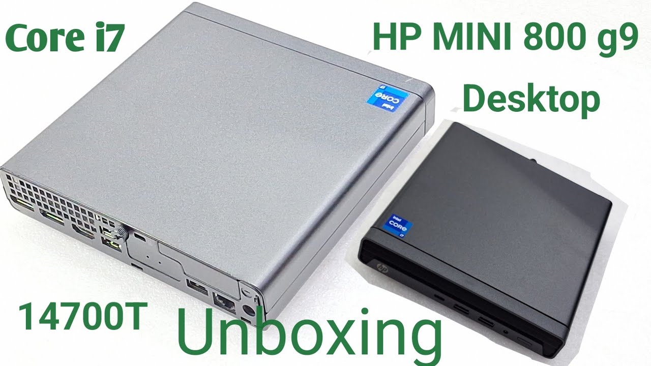 HP Elite Mini 800 G9 Desktop PC Unboxing Intel 14th Gen - YouTube