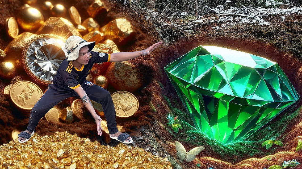 Amazingly this old man found gold, to mine #gold #goldhunter # ...