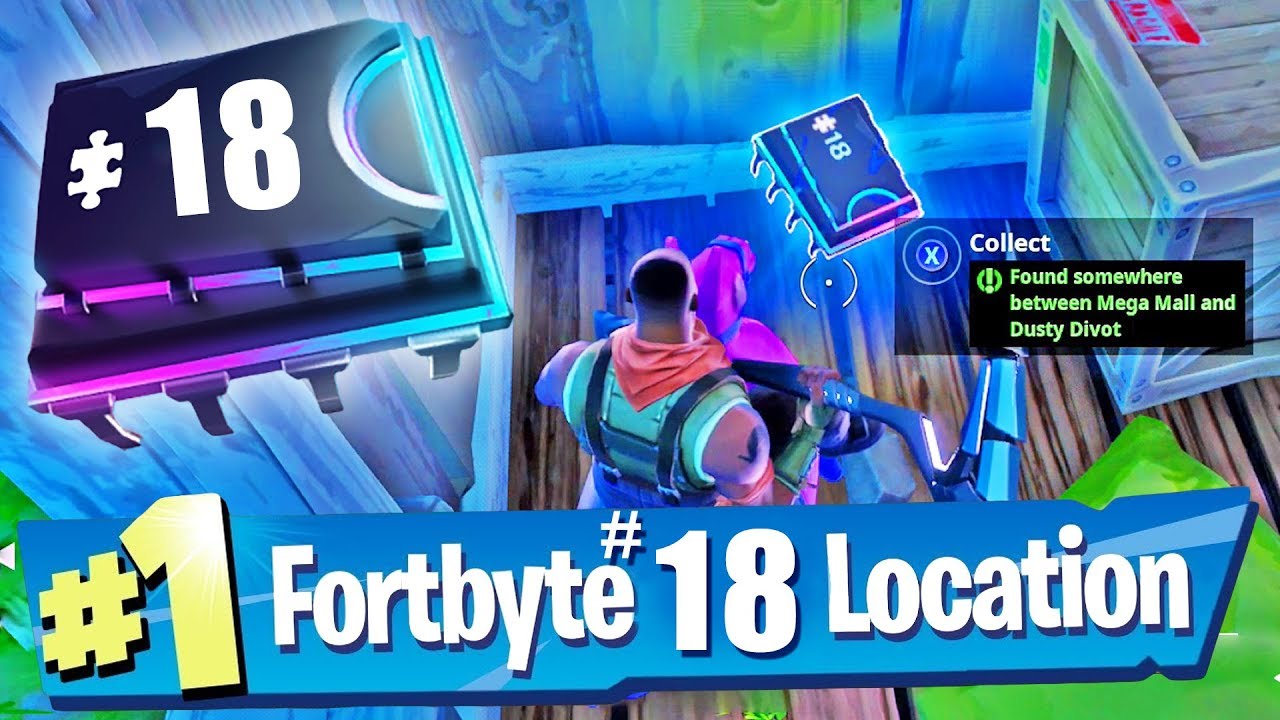 Fortbyte #18 Location - Found Somewhere Between Mega Mall And Dusty ...