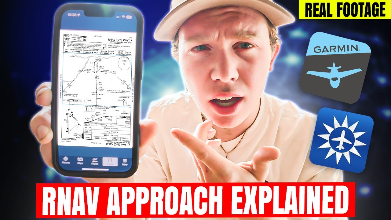 RNAV Approach Explained: Step-by-Step with Real Cockpit Video - YouTube