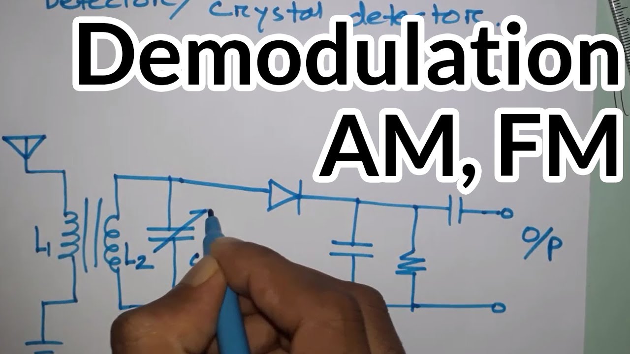 What is demodulation? Amplitude and frequency demodulation (Lec-05) -by ...