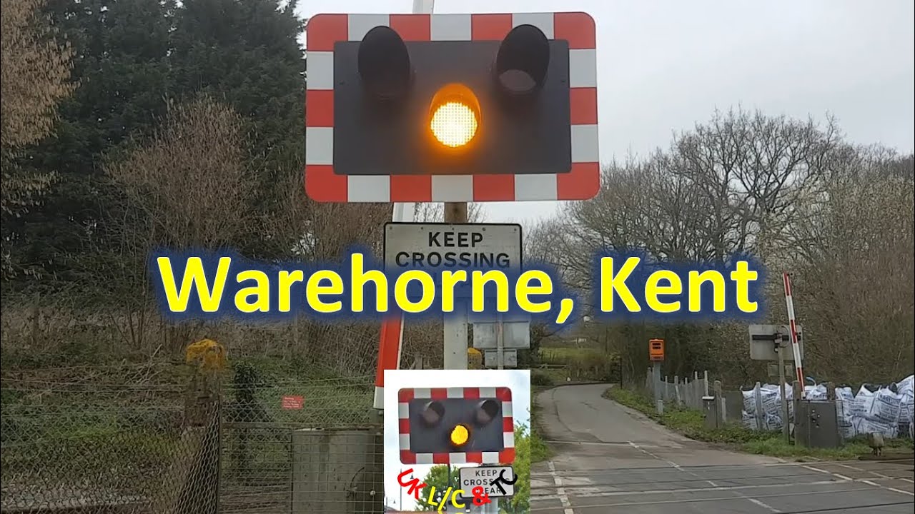 Warehorne Level Crossing, Kent - YouTube