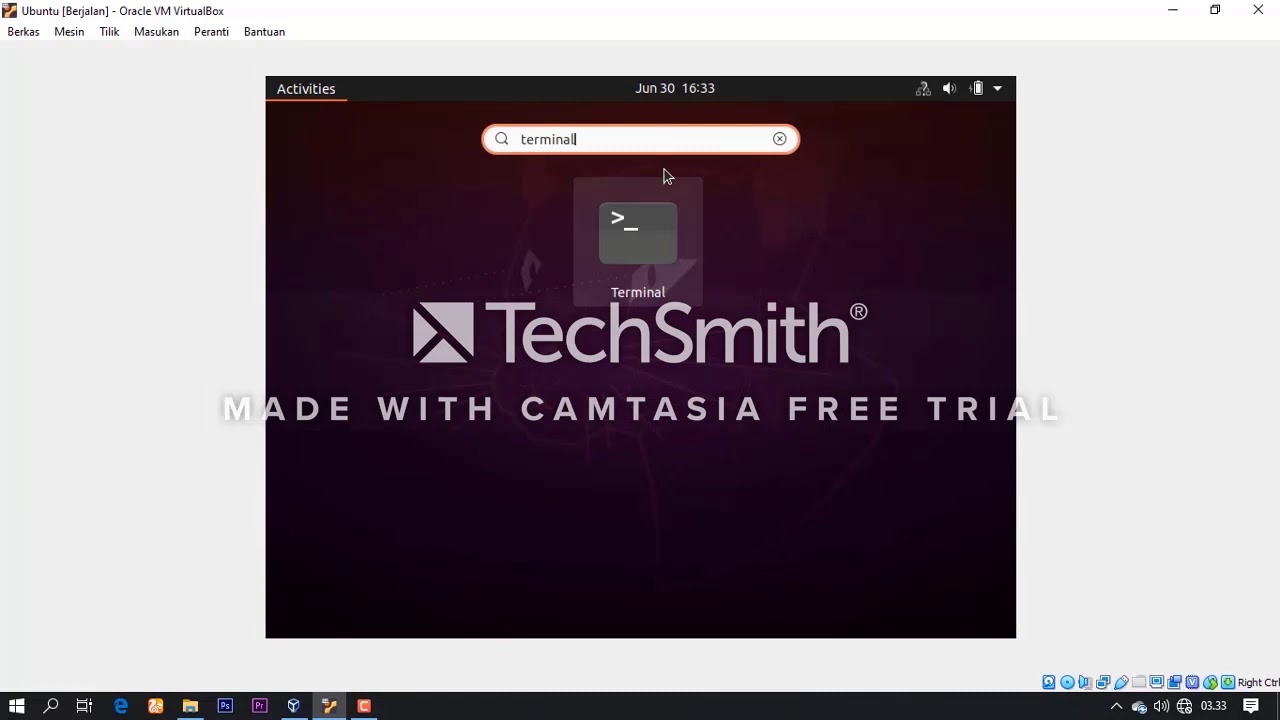 Instalasi dan perintah dasar linux ubuntu - YouTube