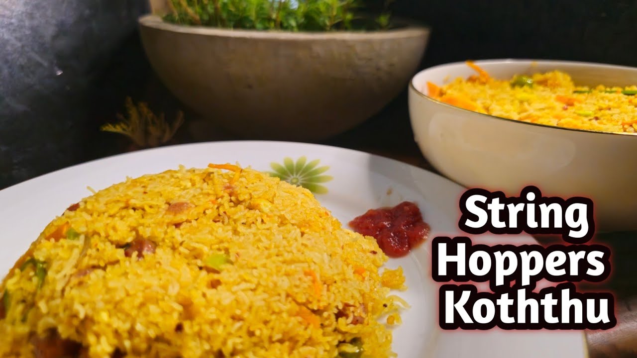kothu idiyappam | Never Eat Bland String Hoppers Koththu Again - How To ...